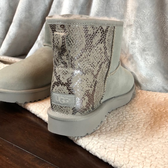 UGG | Shoes | Ugg Classic Mini Metallic Snake Nwt | Poshmark